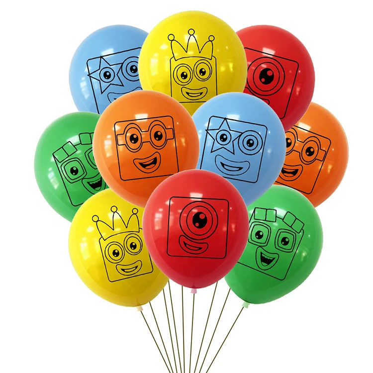 Happybro Numberblocks Theme Party Decorations Numberblocks Birthday ...