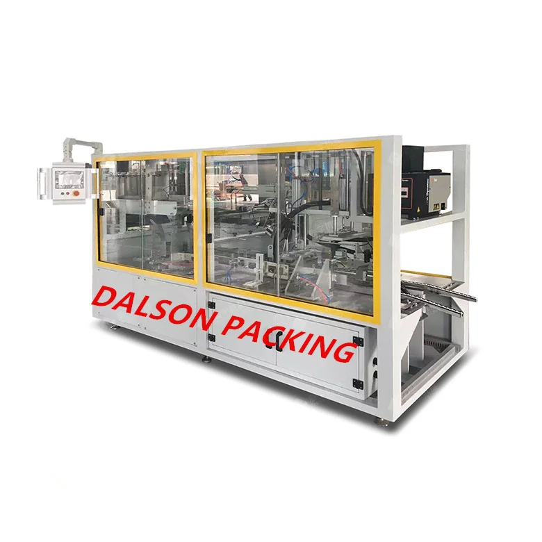 Wraparound Case Packer for Soy Milk Cartons - Efficient & Reliable
