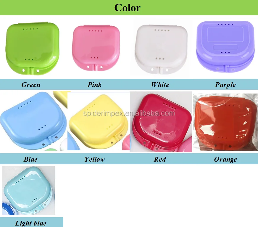 Dental Teeth Whitening Aligner and Retainer Case/ Invisible Braces Box ...