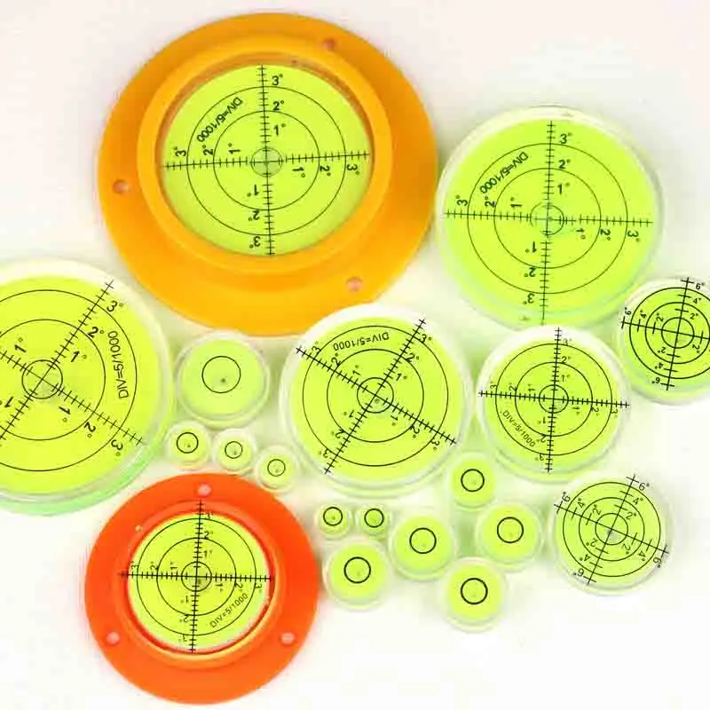 Horizontal Bubble Level High Precision Bullseye Horizontal Round Bubble ...