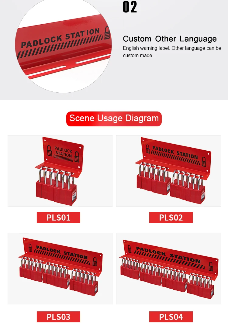 Heavy Duty Steel Safety Metal Board Lockout Station Racks With 20 Locks ...