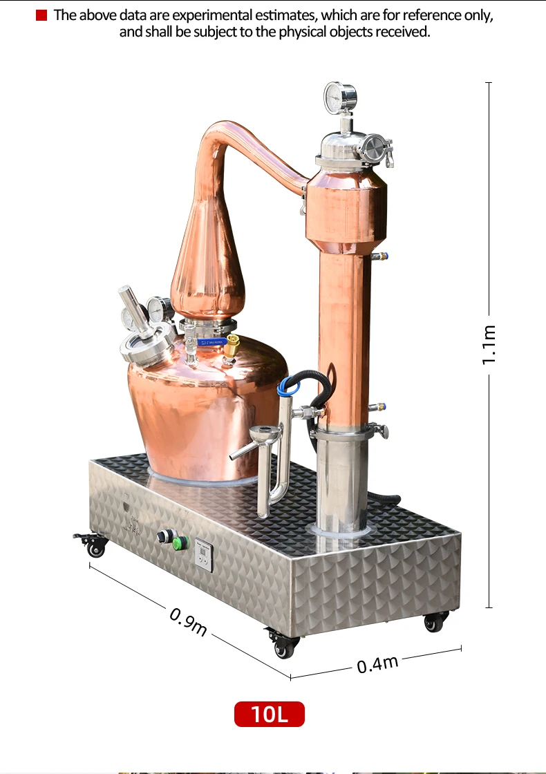 20l Red Copper Whisky Still Distillation Alcohol Distillation Buy ...