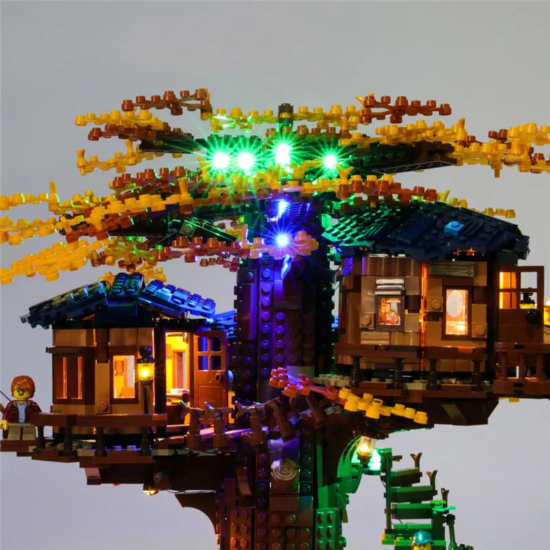 Applicable Legos Building Block Decoration Light 21318 Tree House ...