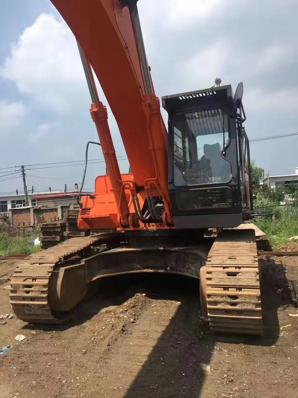 Used Hitachi Large Excavator Zx450h Japan Import Second Hand 45ton Crawler Excavator For Sale ...