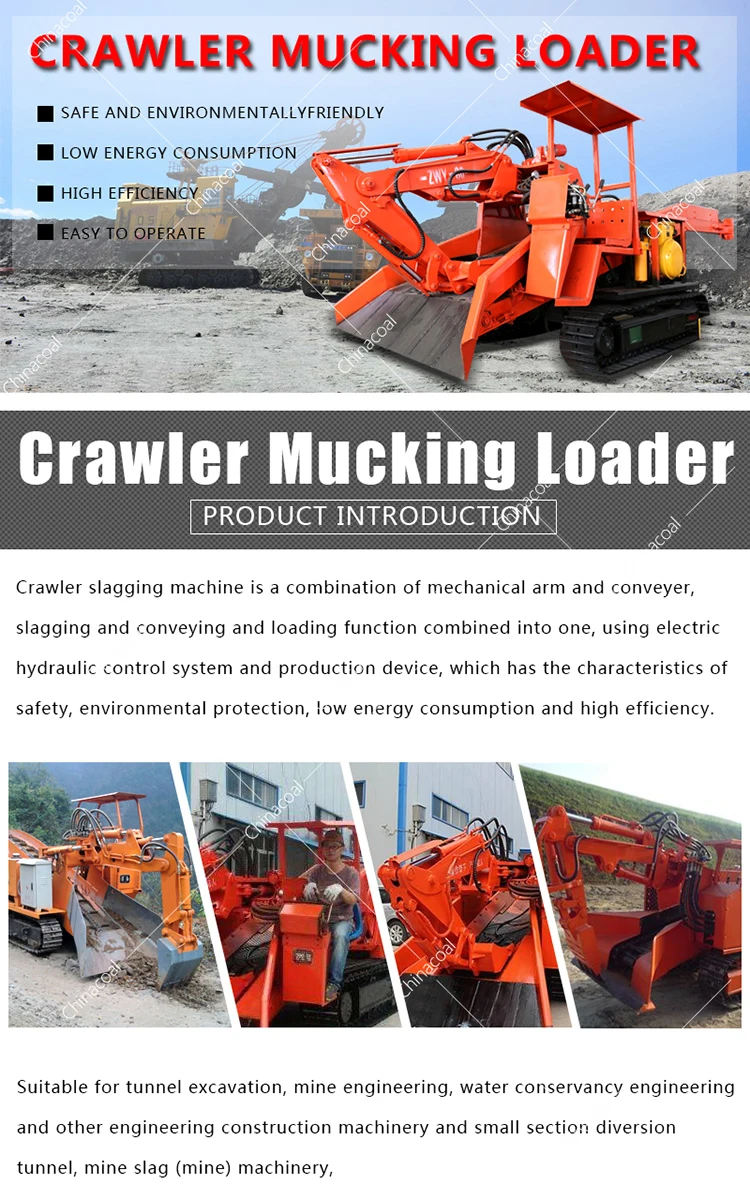 Underground Mining Equipment Tunnel Crawler/ Muck Wheel Loader/coal ...