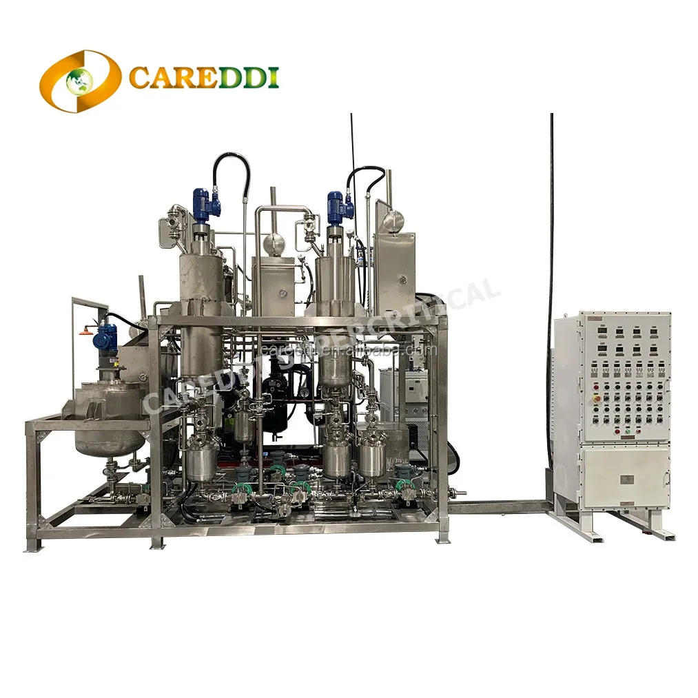 Essential Oil Short Path Distillation with Condenser with Cold Trap ...