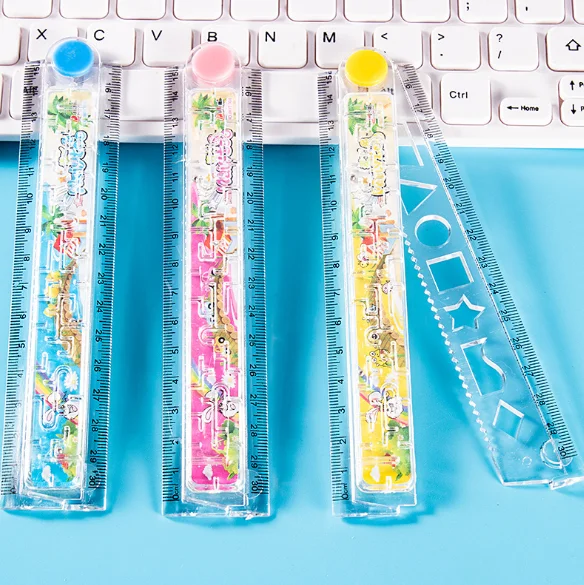 Multifunctional Plastic Folding 30cm Maze Ruler for Learning