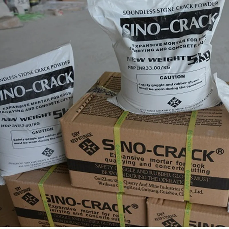 Sino-crack Stone Quarry Powder. - Buy Expansive Mortar,Expansive Powder ...