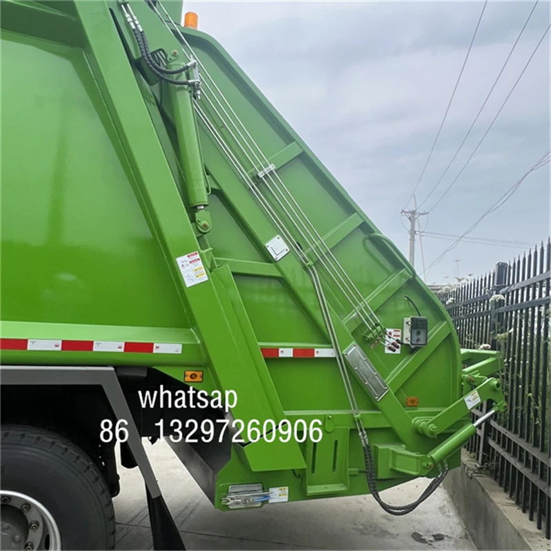 20m3 15 Ton Compactor Garbage Trucks & Compactor Bins With Crane - Buy ...