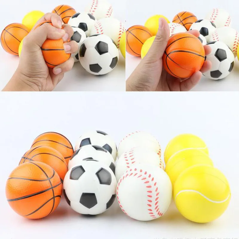 Custom Logo Squeeze Basketball Stress Balls for Kids