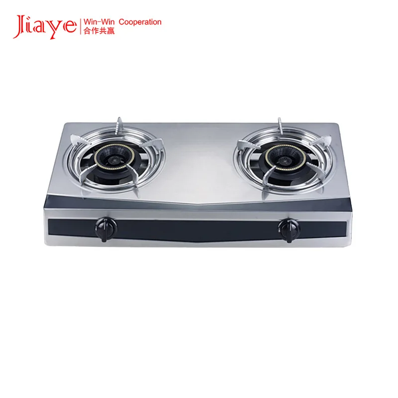 Portable Double Burners Gas Stove With Stainless Steel - Buy 2 Burner ...