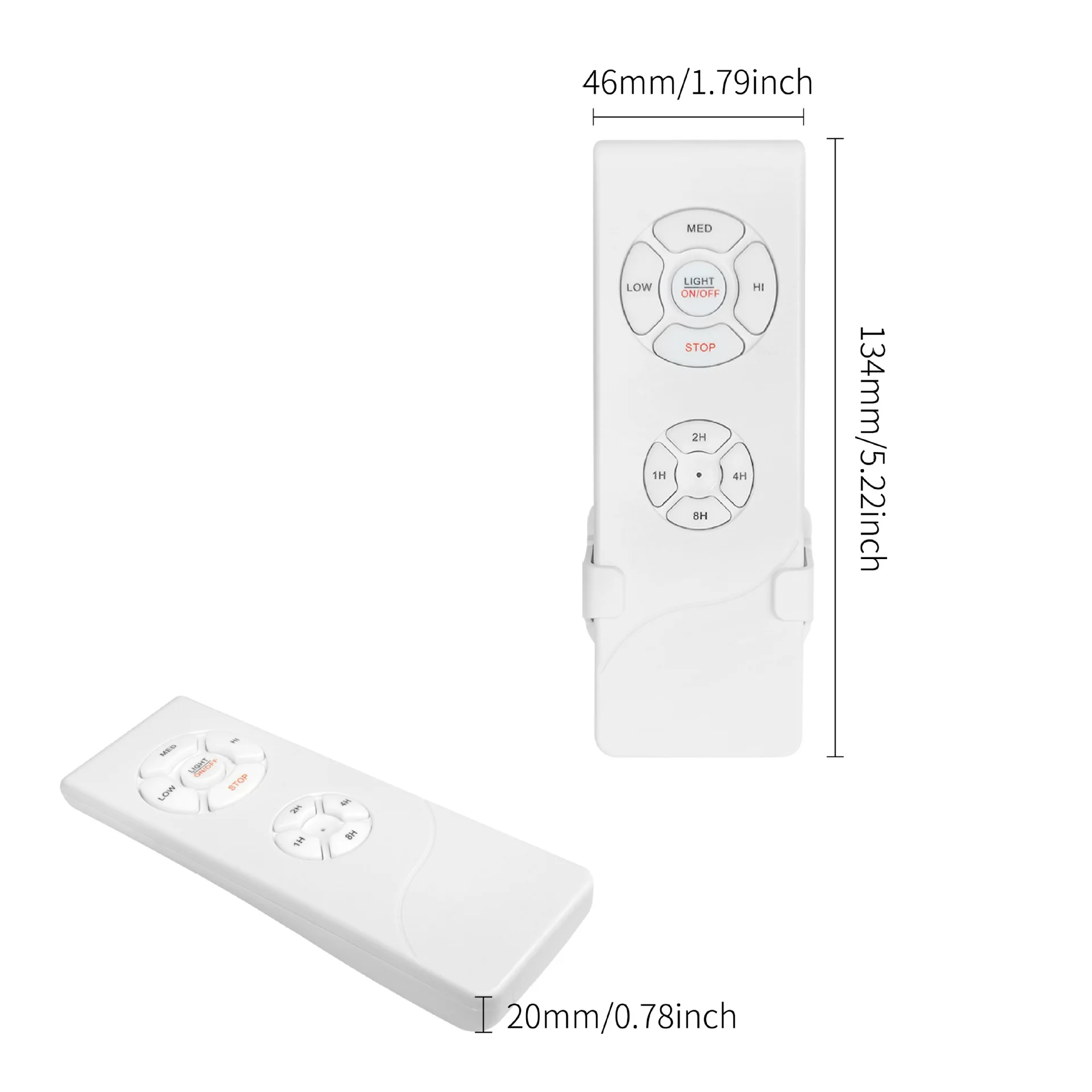 Home ceiling fan light wireless switch remote control nine key ceiling ...