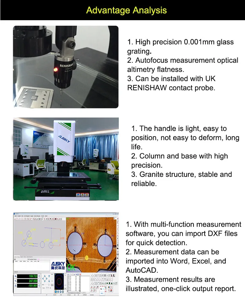 Video Measurement System For Dimension Testing Products Video ...