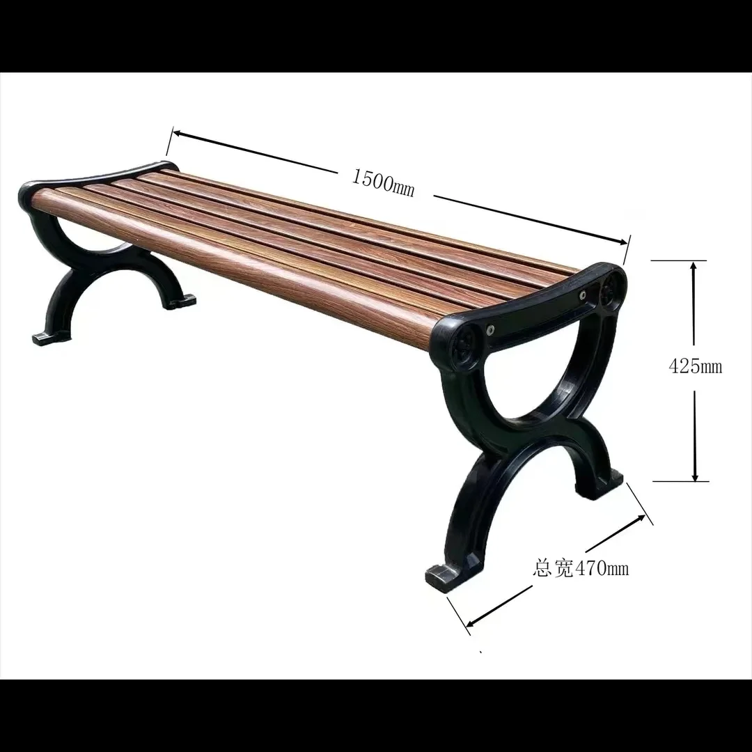 Outdoor Urban Street Furniture New Modern Design Glass Fiber Bench ...