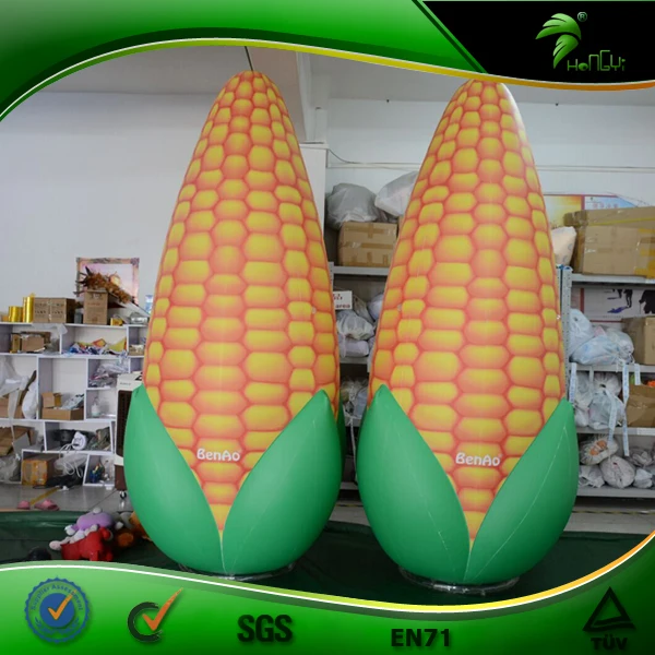 Outdoor Advertising with Inflatable Plant Giant - Sweetcorn Balloon