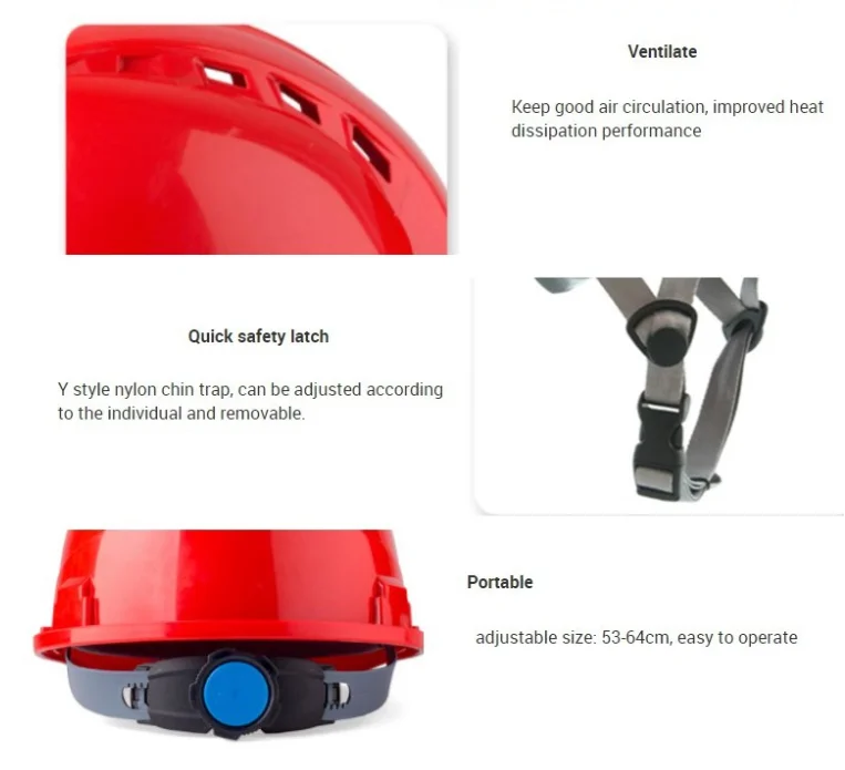 Construction Safety Industrial Caving Helmet Hard Hat Work Safety Cap ...