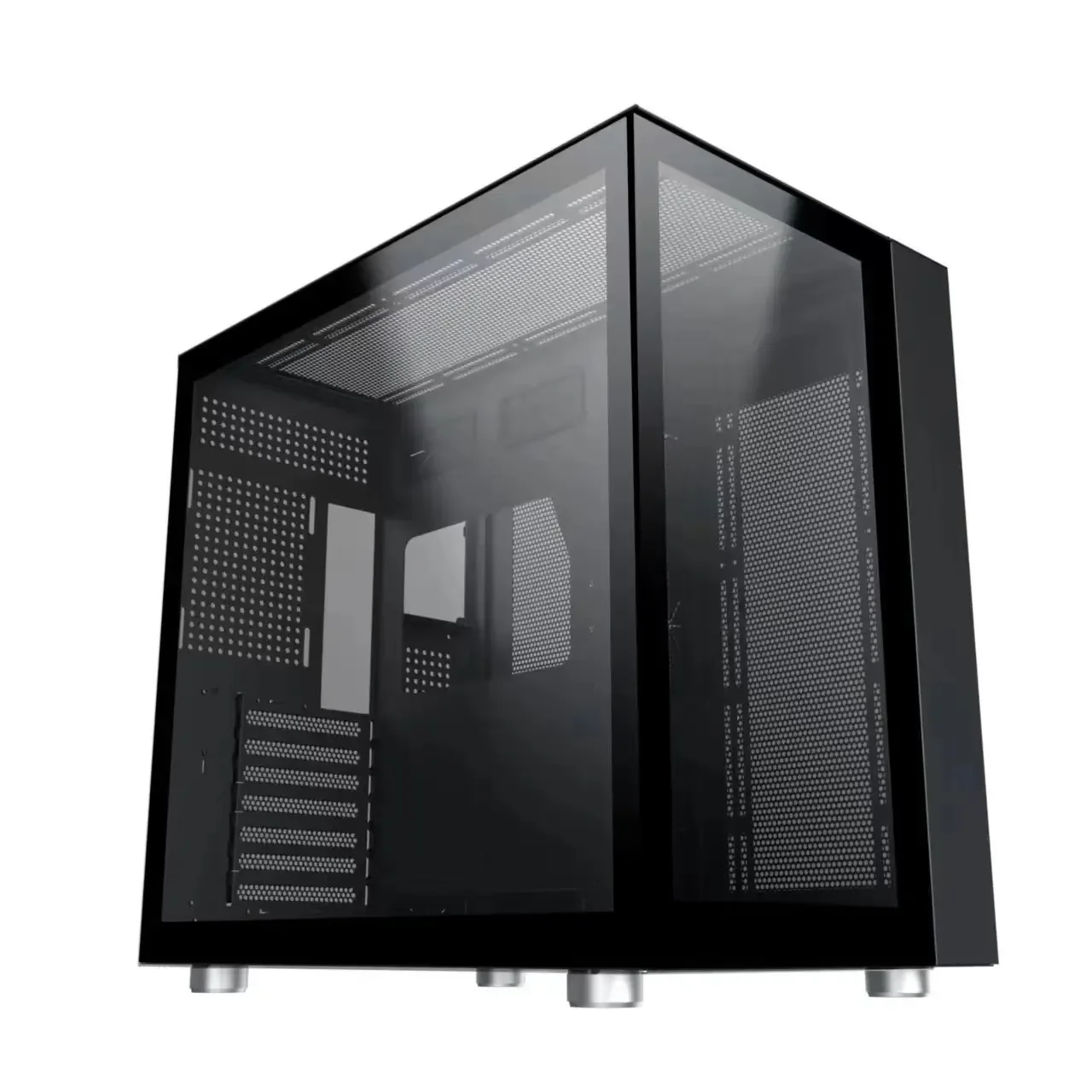 Voltes Rgb Micro Atx Itx E-atx Matx Gaming Pc Case With Tempered Glass ...