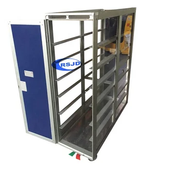 Aluminum Aircraft Service Trolley Cart For Airline - Buy Cart For ...