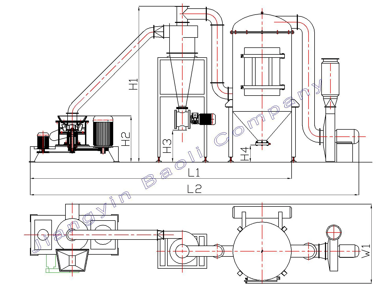 Air Jet Mill Grind Dry Superfine Powder Grinding Machine