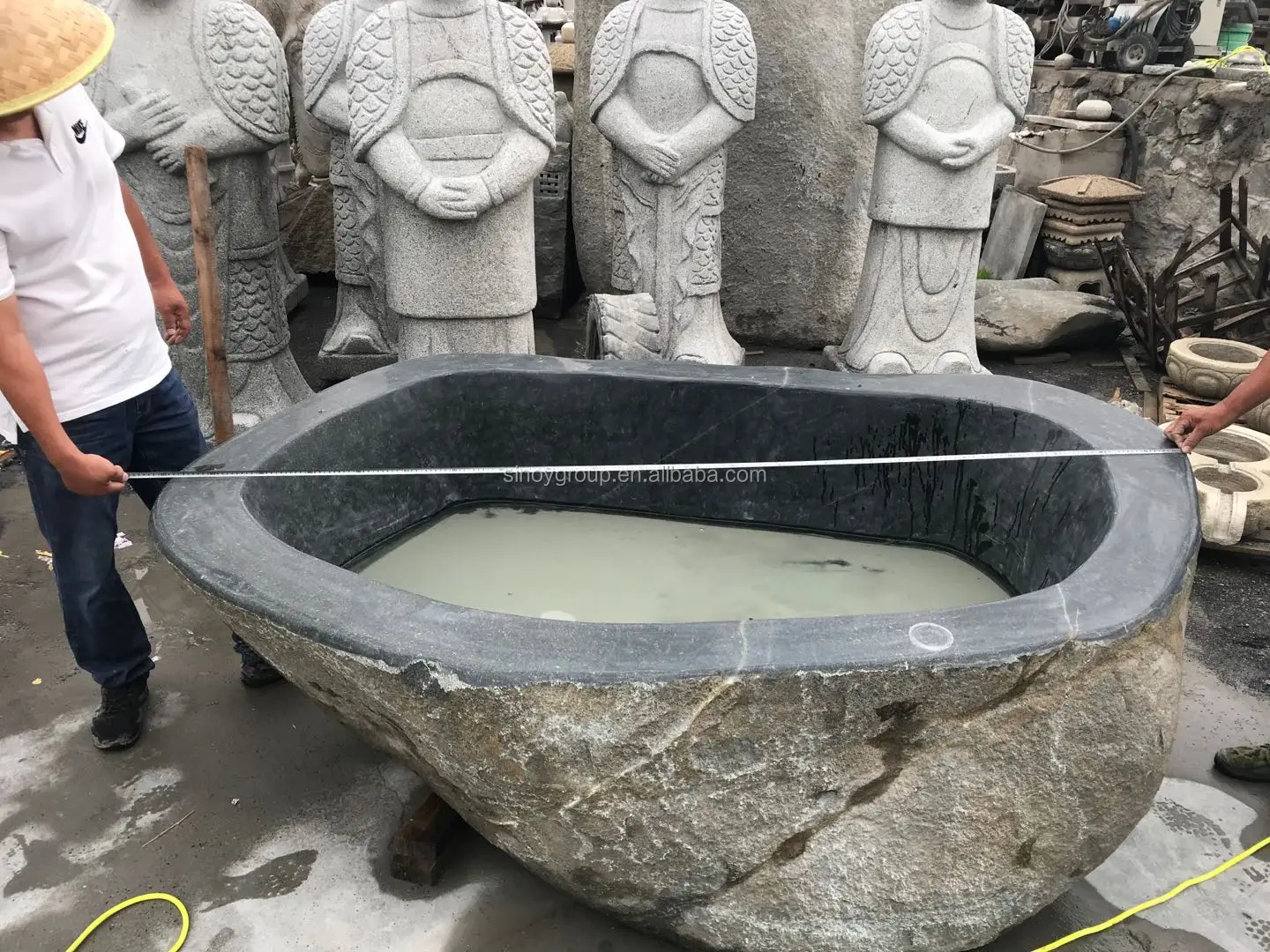 Black Natural Stone Water Troughs for Sale - Modern Garden Decoration ...