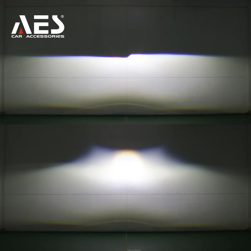 Aes Bi-led Lens 3.0" Led Projector Headlight Lenses 6000k Dual Color ...