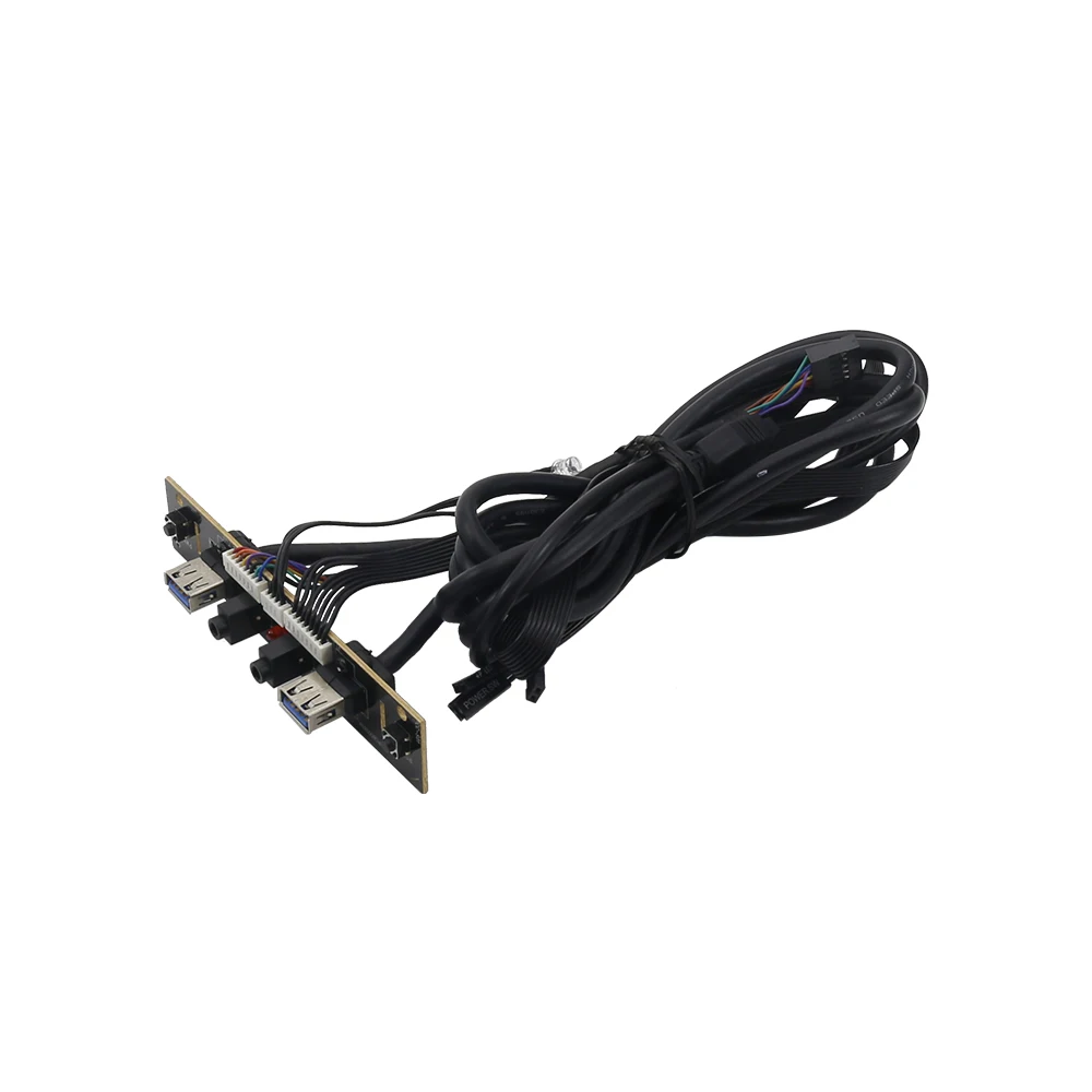 Chassis Usb Front Panel Cable Dual Usb 3.0 Audio Extension I/o Board ...