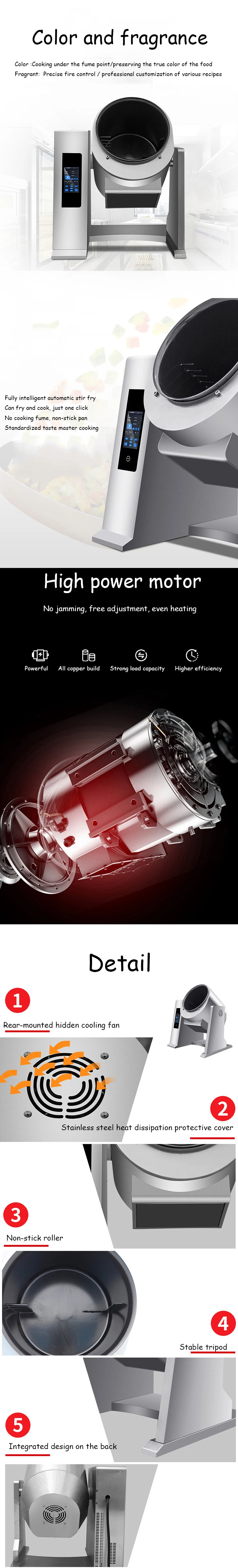 Hot Selling Rotating Wok Automatic Intelligent Robot Cooking Machine ...