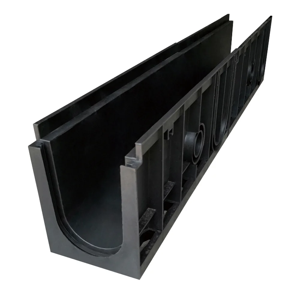 U 200 Hdpe Plastic Drainage Irrigation Drainage Channel U Type Drain ...