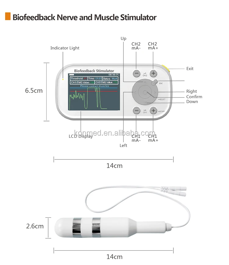 Biofeedback Urinary Incontinence Ems/tens Device Body Massage For ...