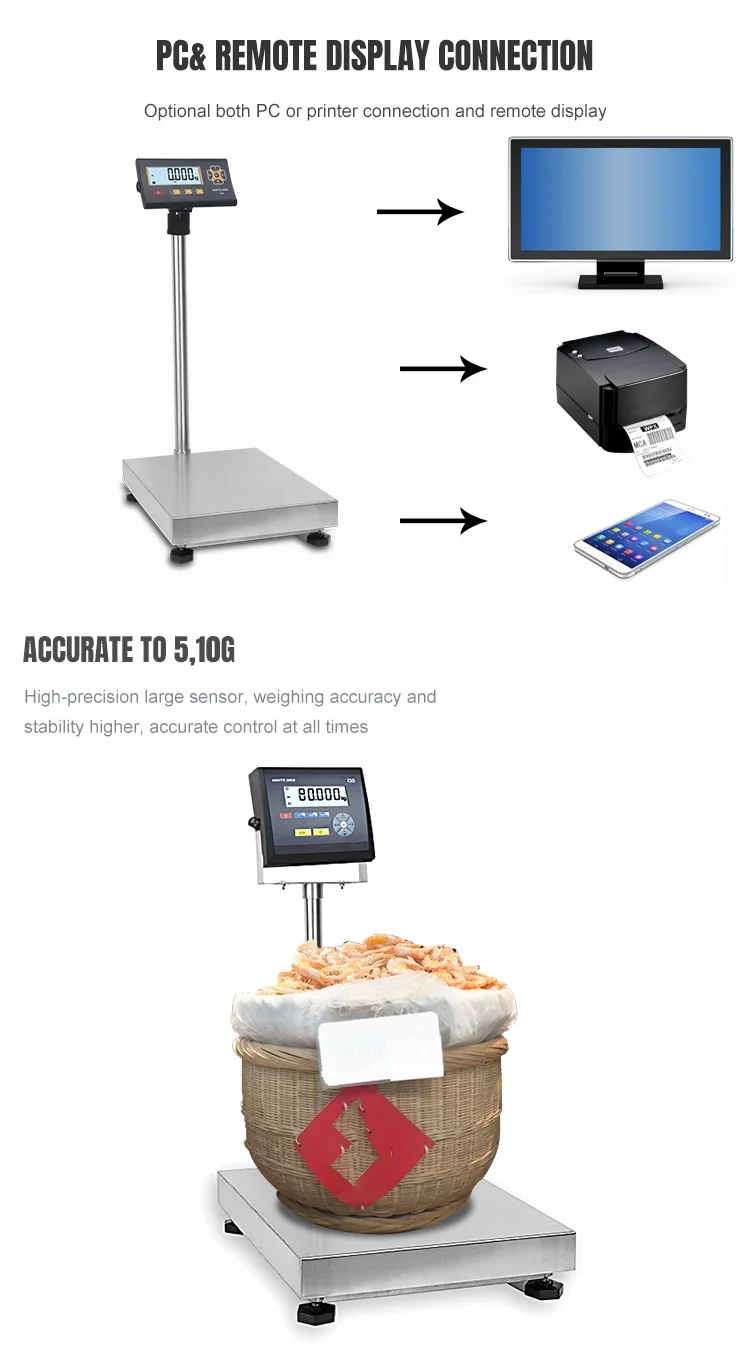 500 Kg Weight Digital Electronic 50kg Price Balance Scale - Buy Digital ...