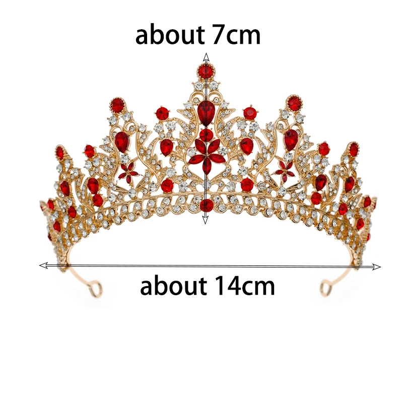 Euro-american Style Beauty Pageant Crowns Diamond Bridal Head Pieces ...