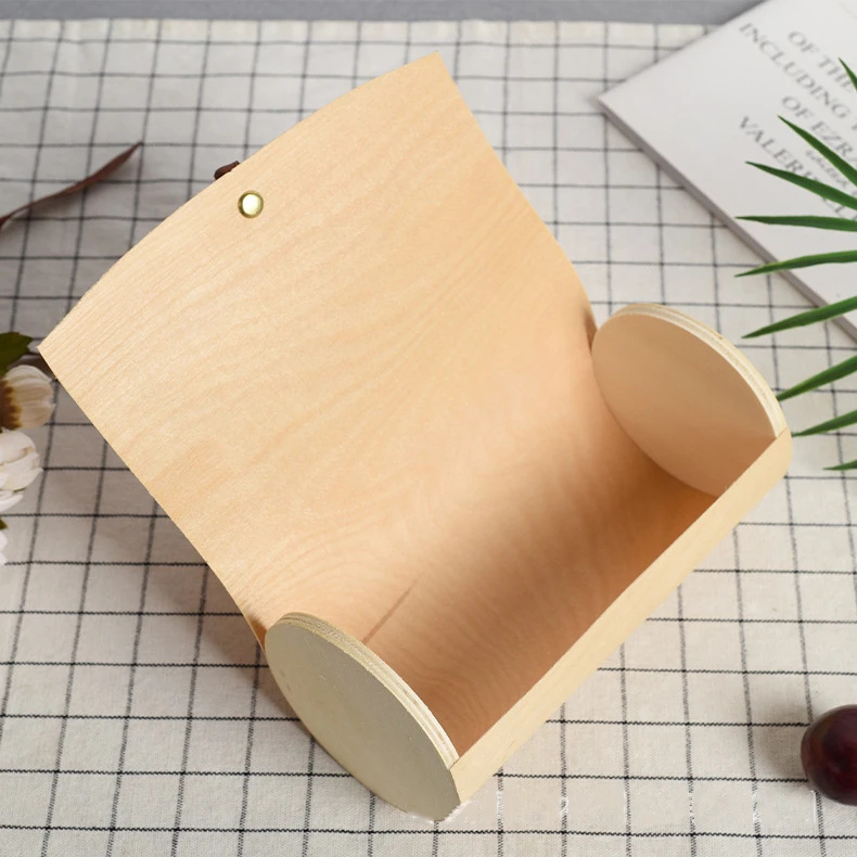 Custom Cork Bark Packing Wood Box - New Style & Recycled