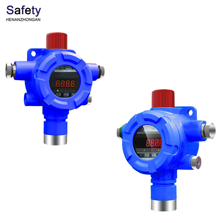 Stationary Type Gas Detector Lel O2 Co H2s Carbon Monoxide Oxygen ...