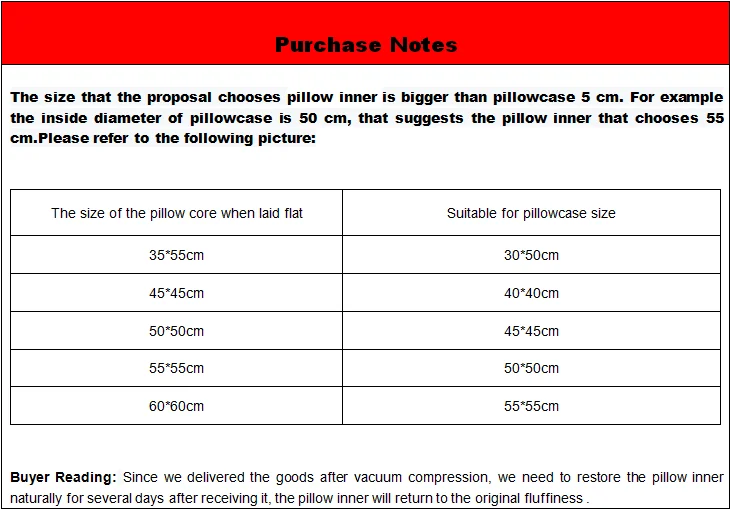 Factory Price Comfortable Polyester Cotton Pillow Inserts Square Form ...