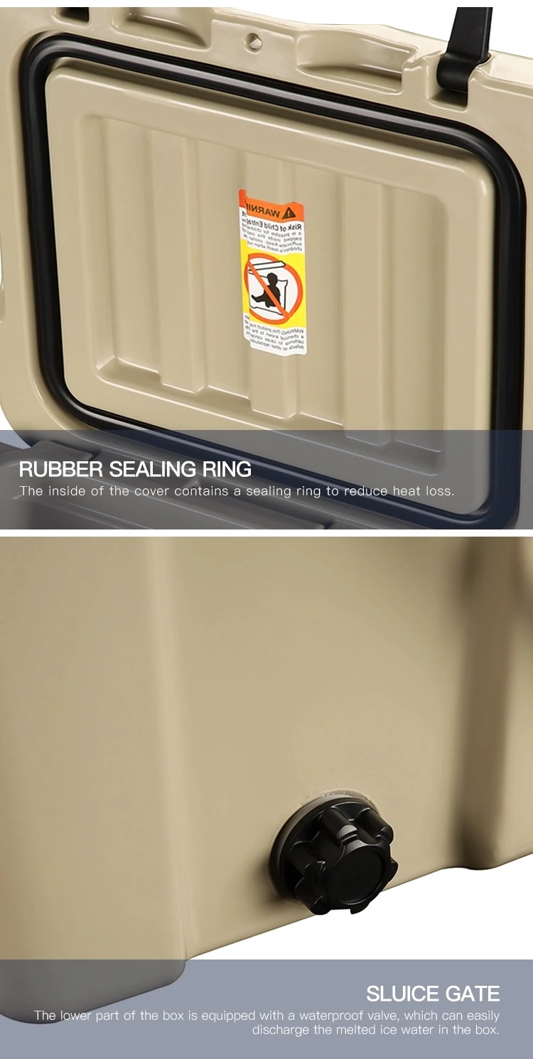 Custom Logo Ice Chest Wheels - Thick Rotomolded Coolers