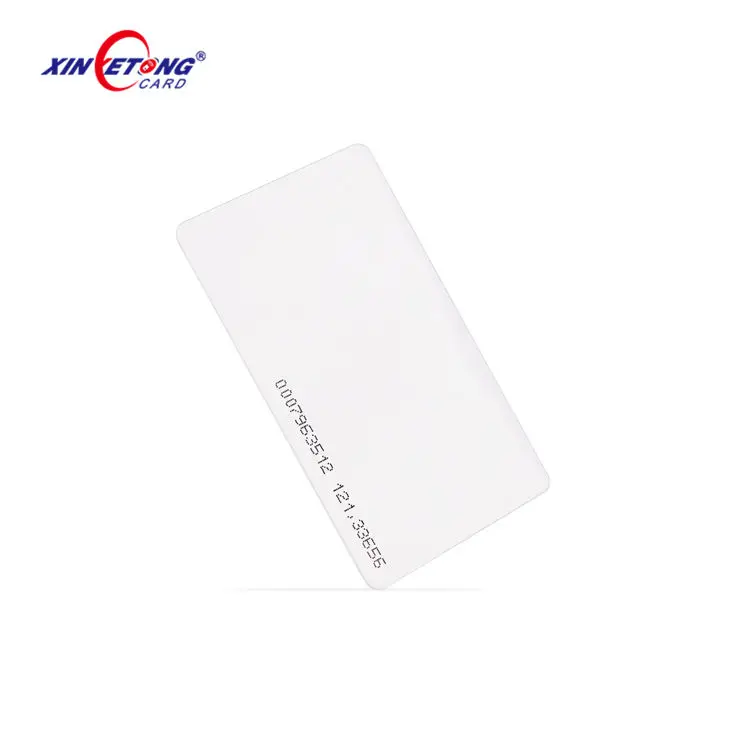 2024 H10301 Rfid Proximity Card Blank White Number Printing,Data ...