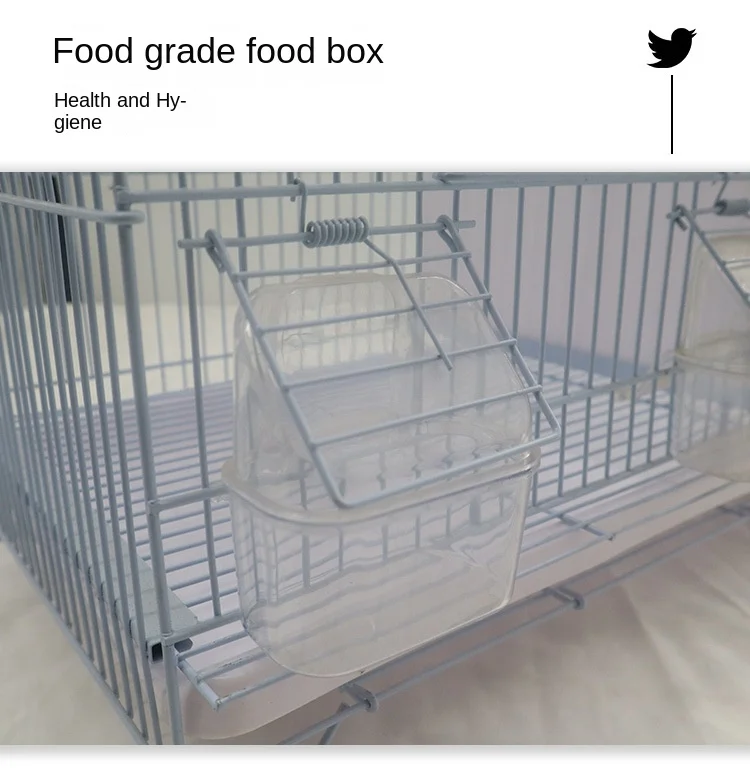 Wholesale Foldable Rectangular Metal Animal Cage for Parrots