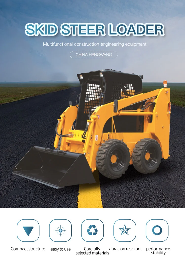 Cheap Mini Loader Type Skid Steer Loader - High Efficiency