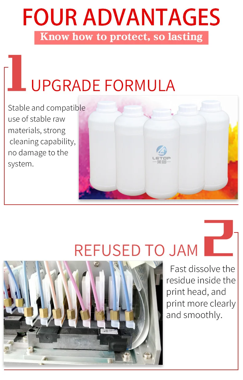 ECO Solvent Ink Cleaning Flush for Printhead DX5 DX7 XP600