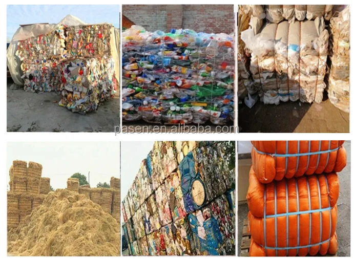 Vertical Hydraulic Packer Small Waste Carton Film Plastic Bottle ...