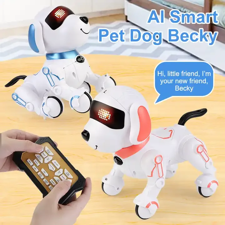 2024 Hot Selling Remote Control Dog Sounding 360 Rolling-ove Smart ...