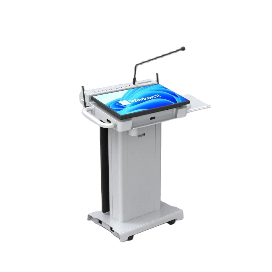 Pulpit For Church Multimedia Lectern 27inch Lcd Interactive Screen ...