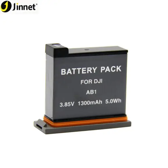 Jinnet 3.85v 1300mah Li-ion Battery Ab1 For Dji Osmo Action Camera ...