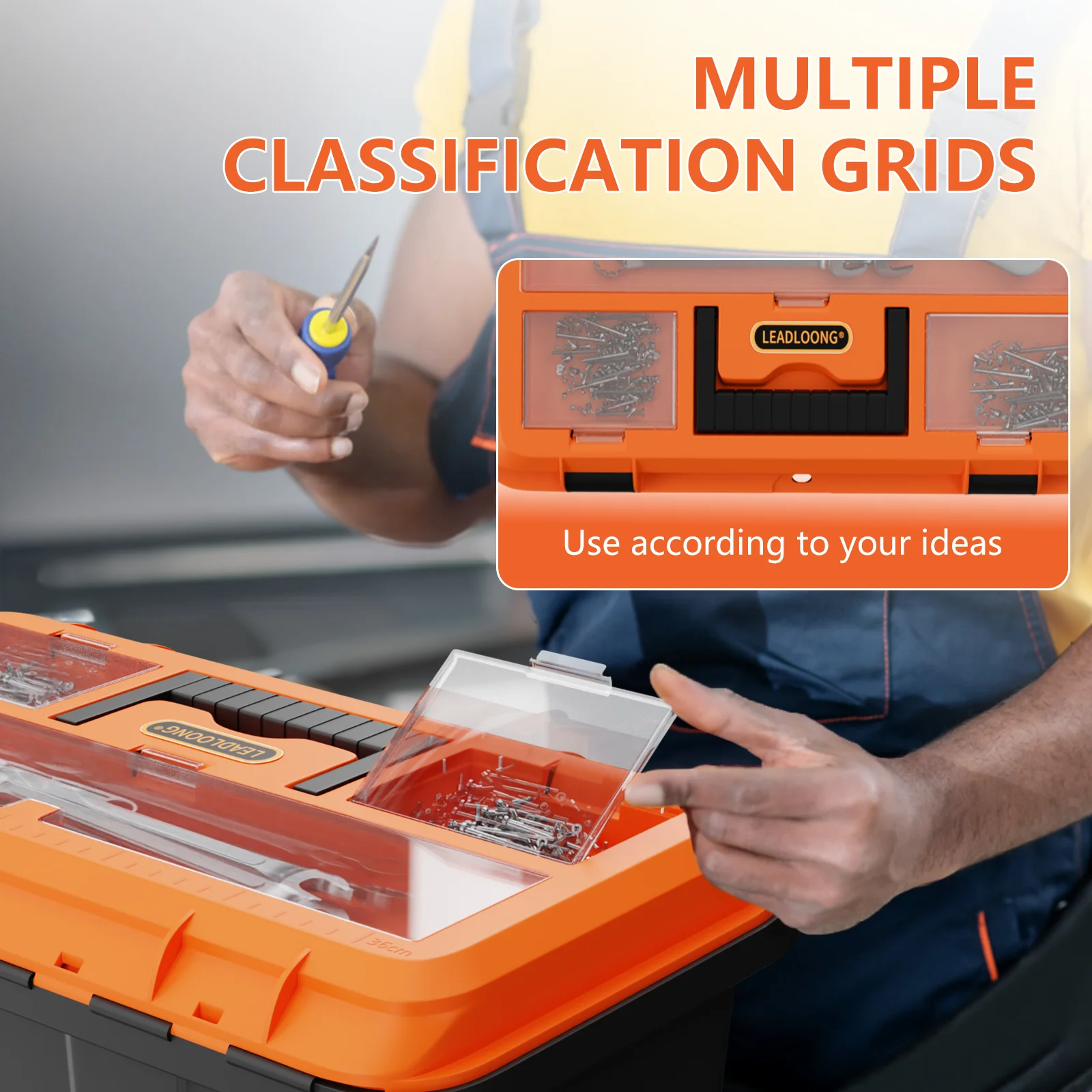 17inch Plastic Toolbox - Efficient Storage Solutions