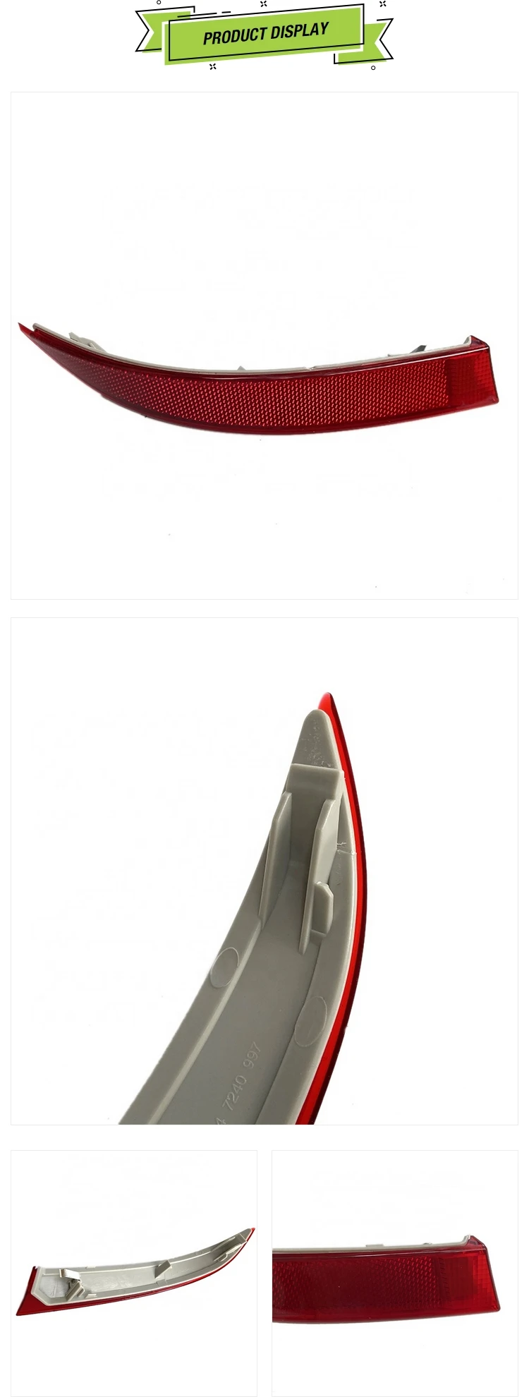 BMW X5 E70 LCI 2011-2013 Rear Bumper Reflectors - OEM 63147240997 ...