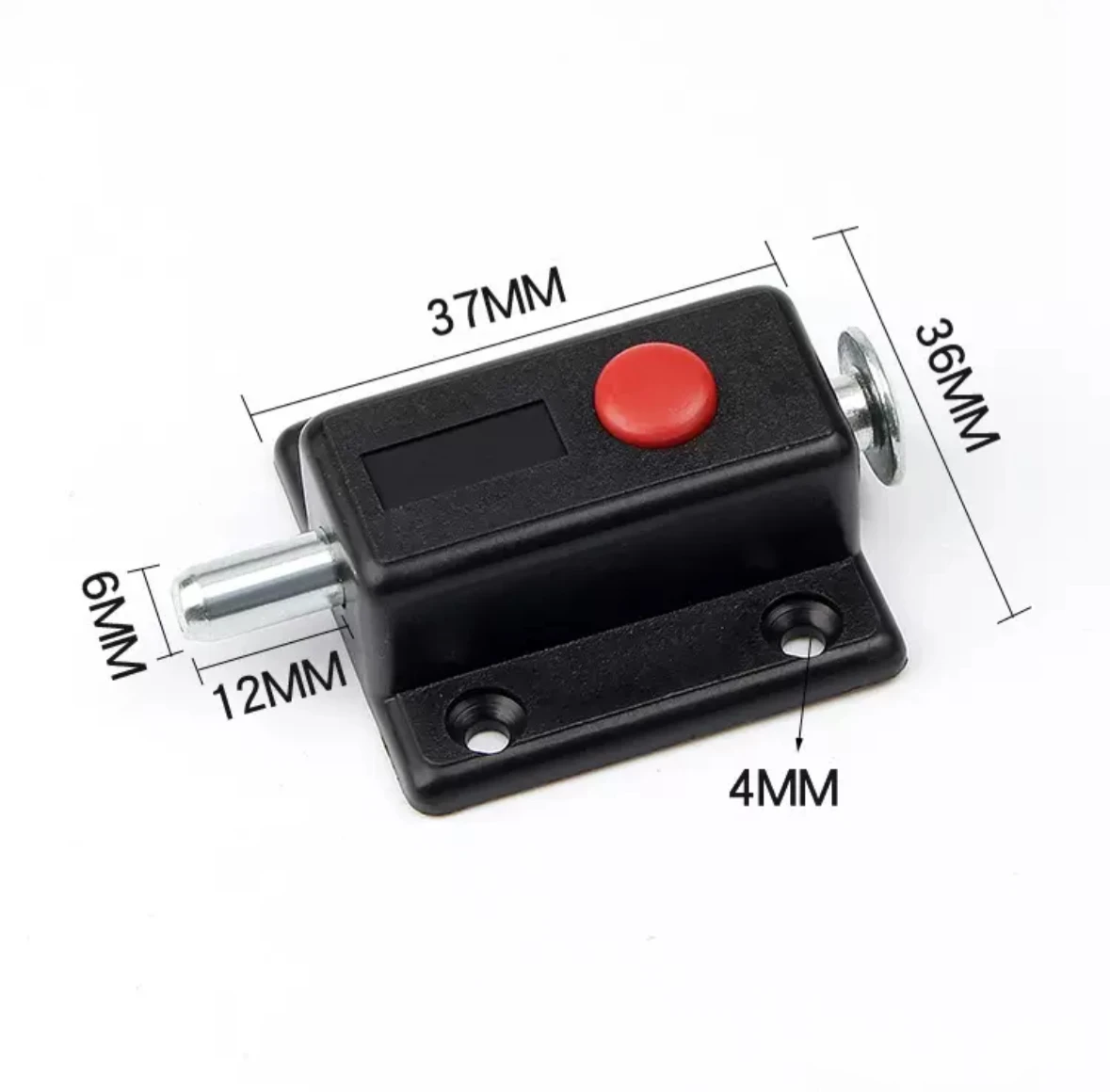 Plastic Door Bolts Latch Lock For Door Window Cabinet Box Spring Latch ...