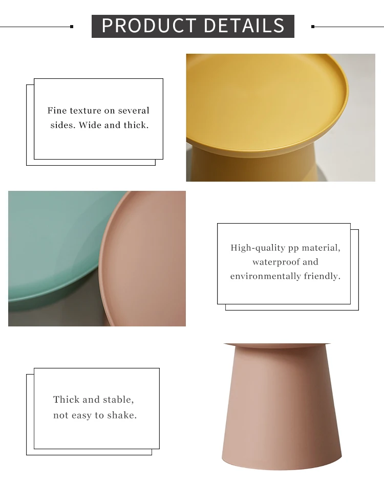 Modern Cheap Round Coffee Table for Living Room - WISEMAX