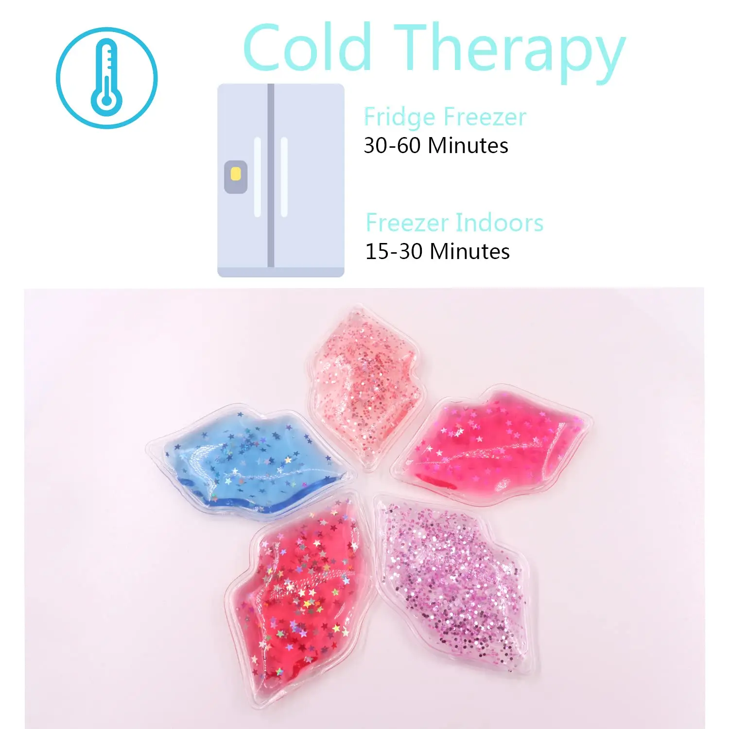 Custom Factory Lip Shape Gel Or Bead Ice Pack Reusable Ice Pack Lip ...