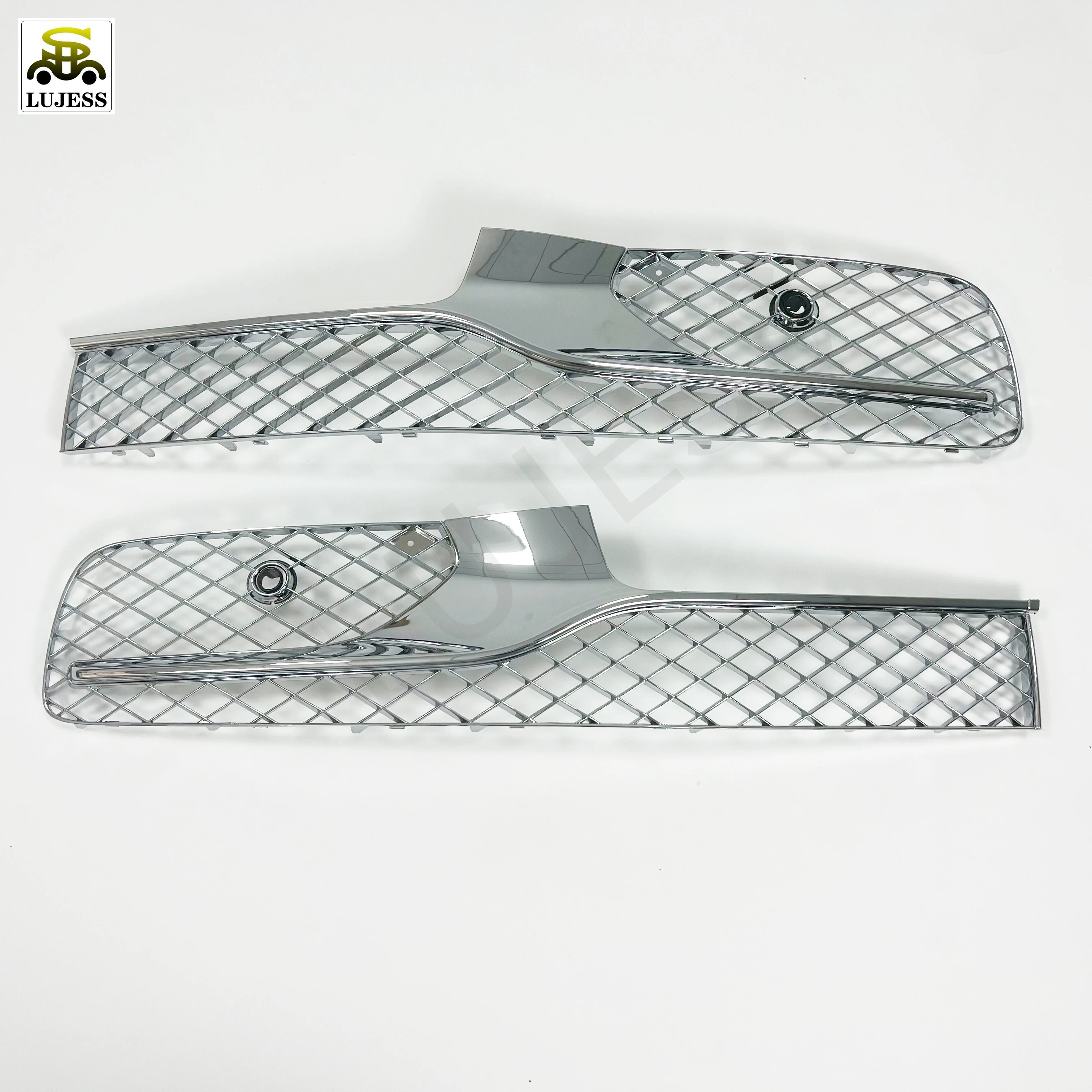 Front Bumper Chrome Grille Left & Right 4W0807648 4W0807647 for Bentley ...
