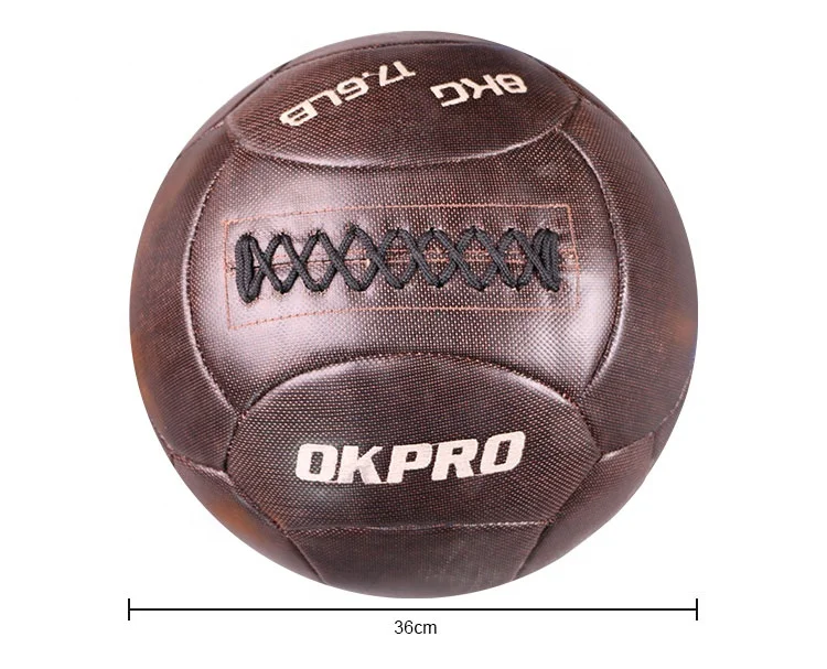 Okpro Gym Fitness Work Out Weighted Ball Soft Medicine Ball Rubber Wall ...